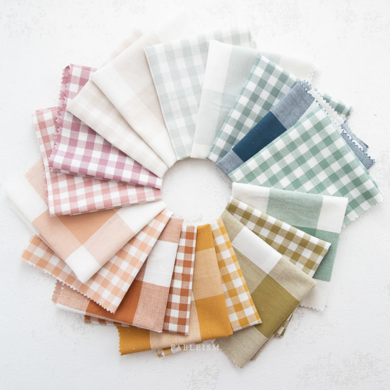 CMP-03-GRANITE • Camp Ginghams Fabric • Fableism Supply Co